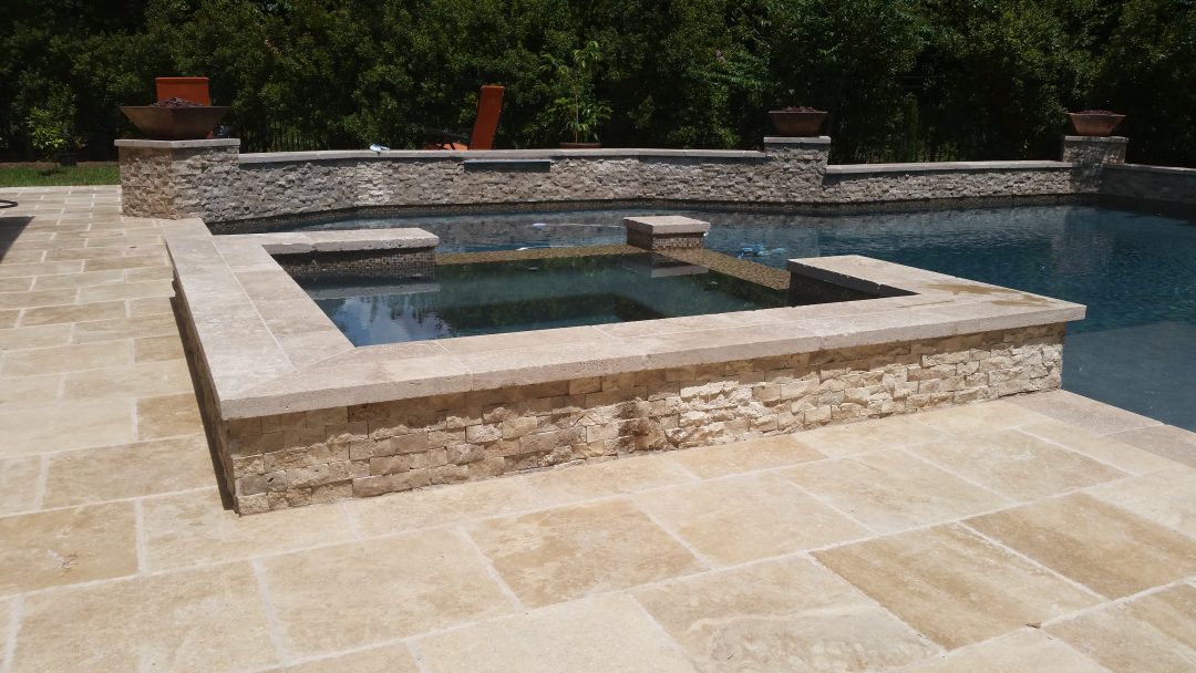 Travertine Pool Coping Tiles - Istanbul Travertine Quarries- Tiles, Pavers